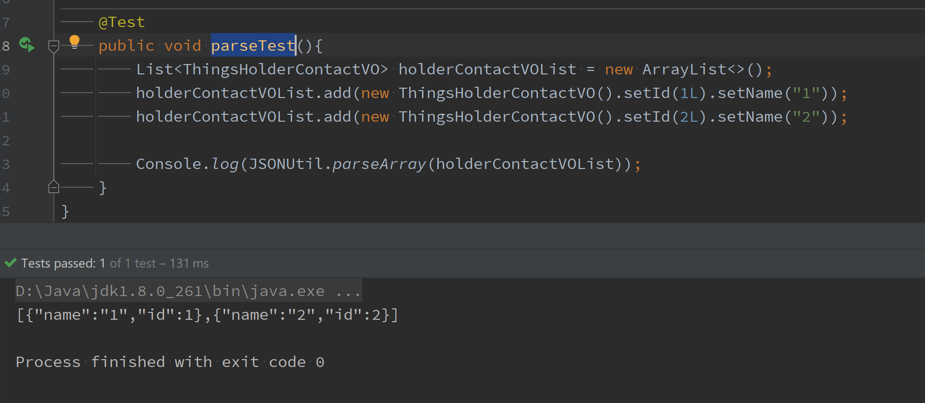 使用 JSONUtil.parseArray 或 JSONUtil.parse 转换失败 · Issue #1881 · chinabugotech/hutool · GitHub