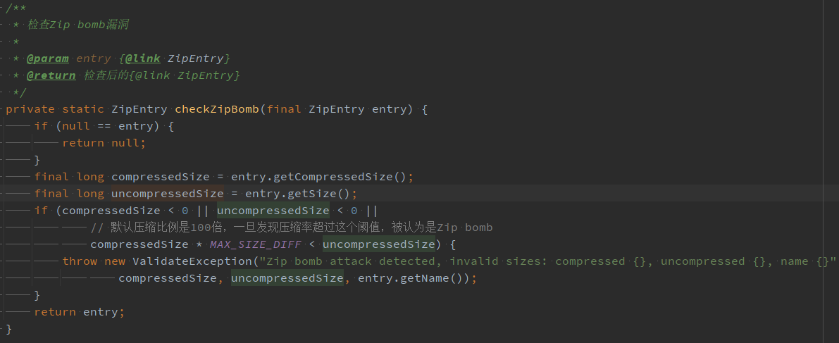 解压缩失败Zip bomb attack detected · Issue #3018 · chinabugotech/hutool · GitHub