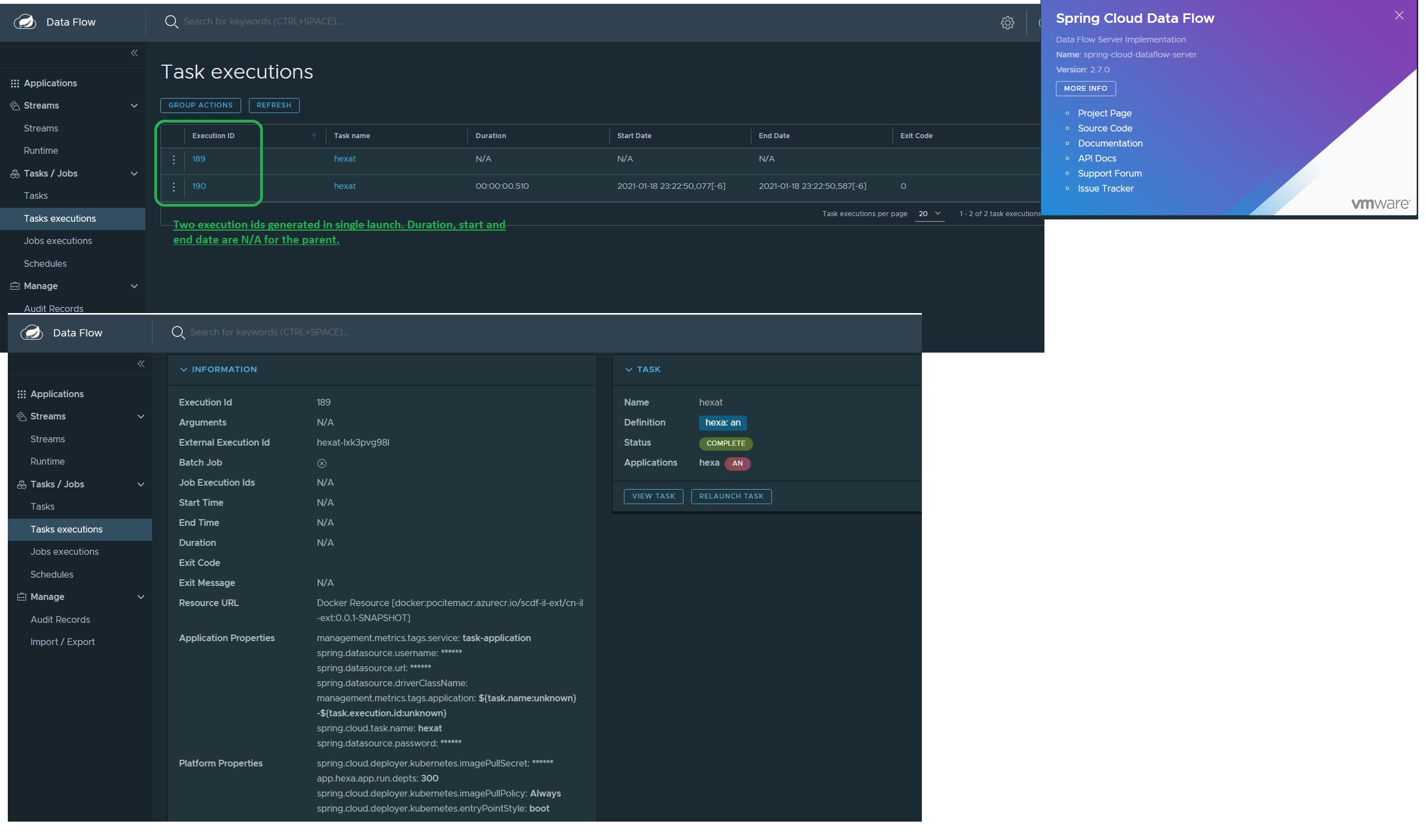 SCDF and Cloud task app execution id are different · Issue #4329 ...