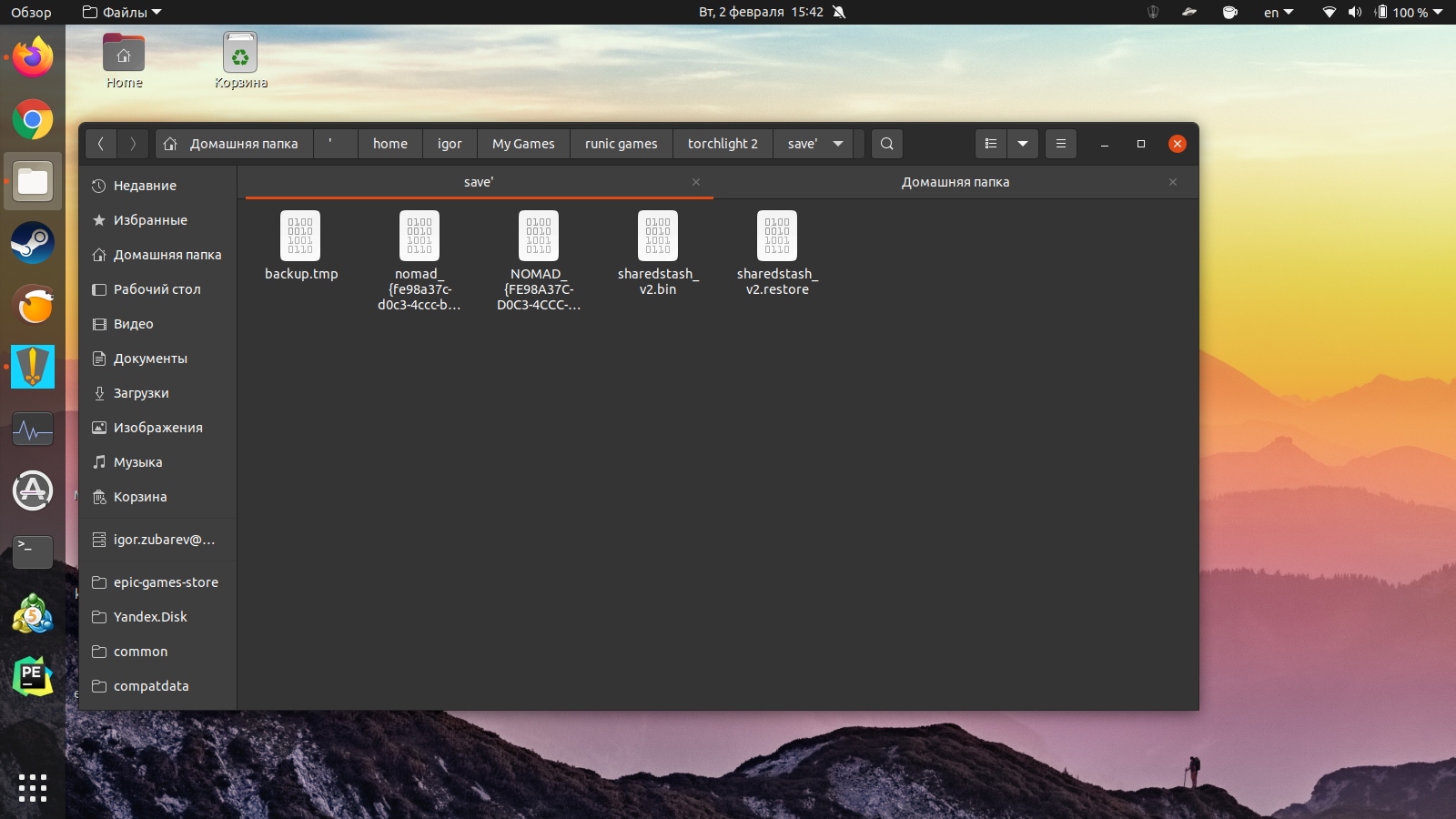 After launching a game Heroic creates wrong folder for save files ...