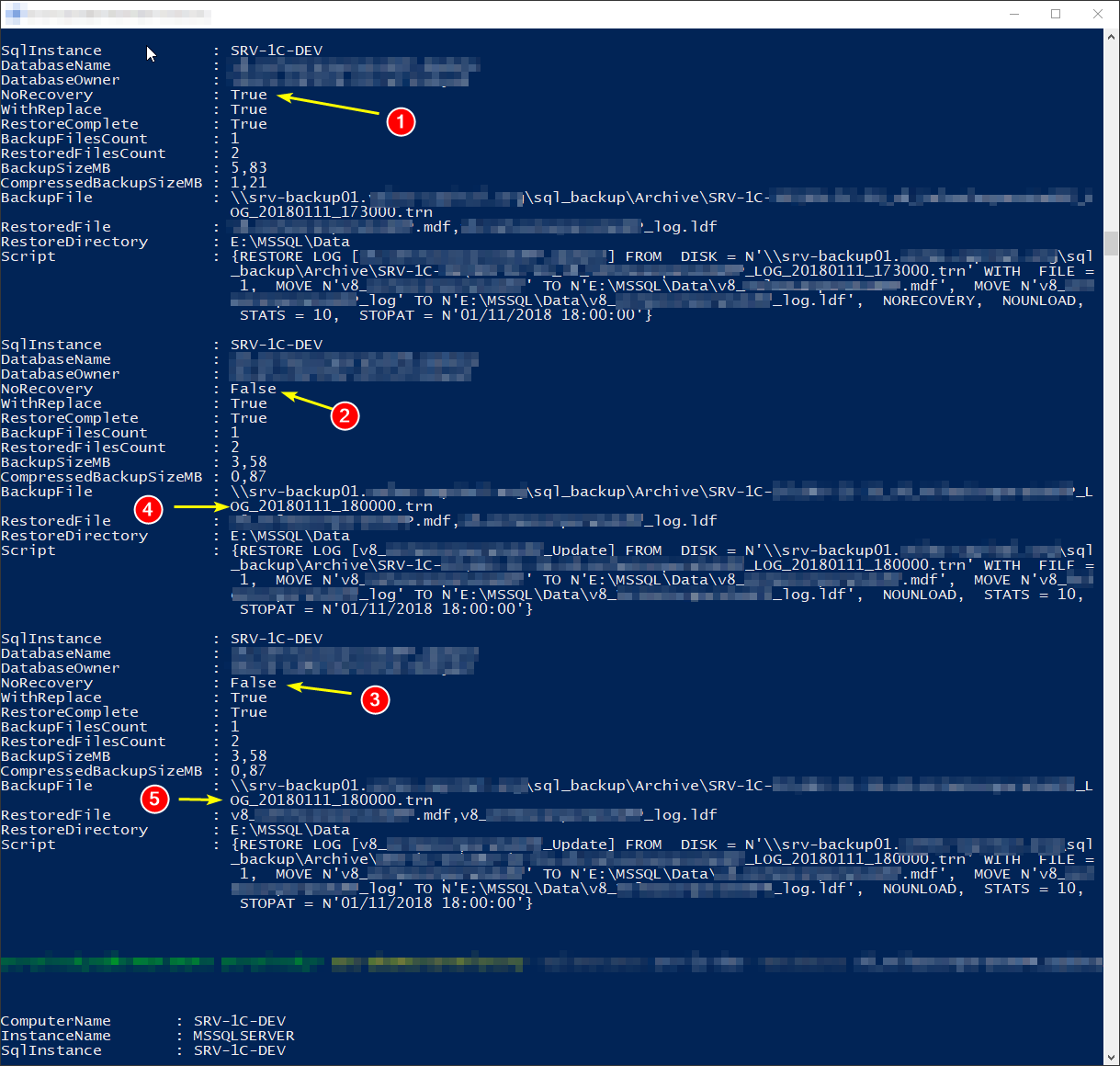 Restore-DbaDatabase - restored database left in restoring state · Issue #3027 · dataplat ...