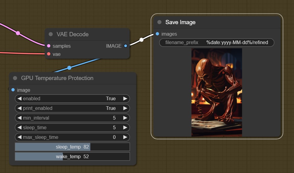 GitHub - meap158/ComfyUI-GPU-temperature-protection: Pause image generation when GPU temperature ...