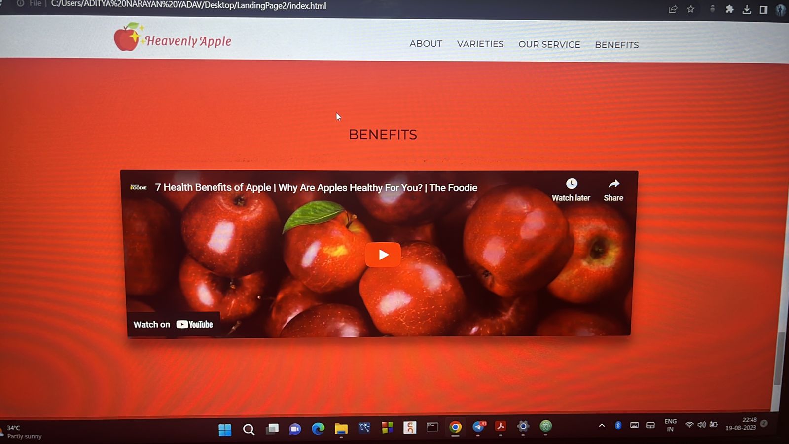 GitHub - kartikp19/landingpage: Codsoft