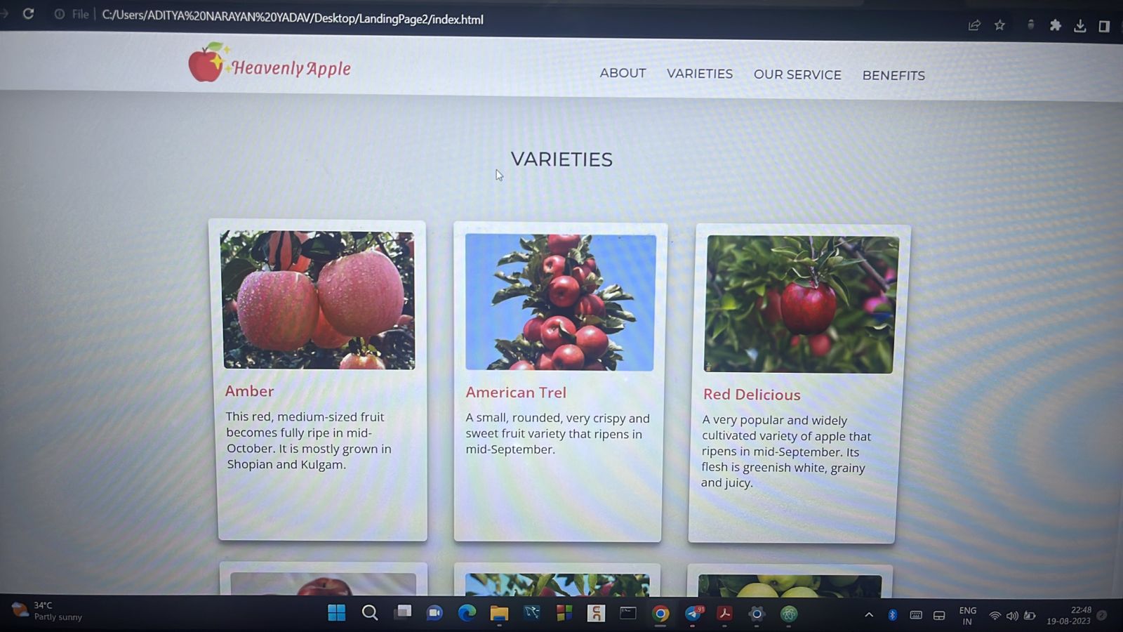 GitHub - kartikp19/landingpage: Codsoft