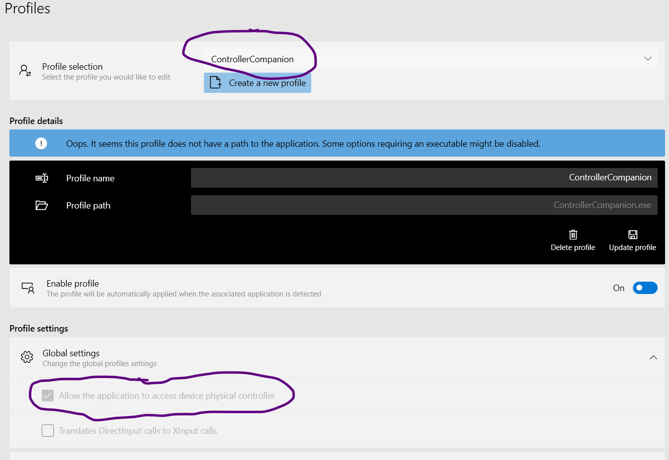Problems cloaking physical controller with Controller Companion software · Issue #173 · Valkirie ...