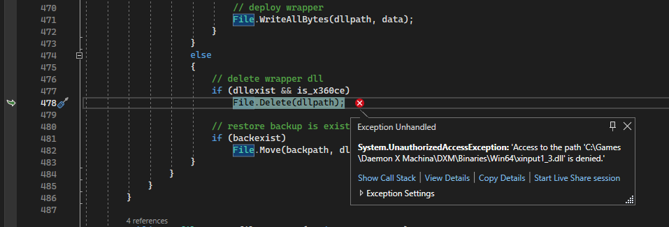 Edge case with "translate directinput to xinput calls" crashes HC · Issue #292 · Valkirie ...