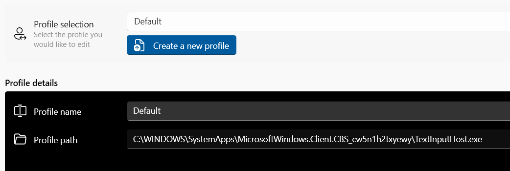 Default profile gets a profile path on version 0.15.X · Issue #401 · Valkirie/HandheldCompanion ...