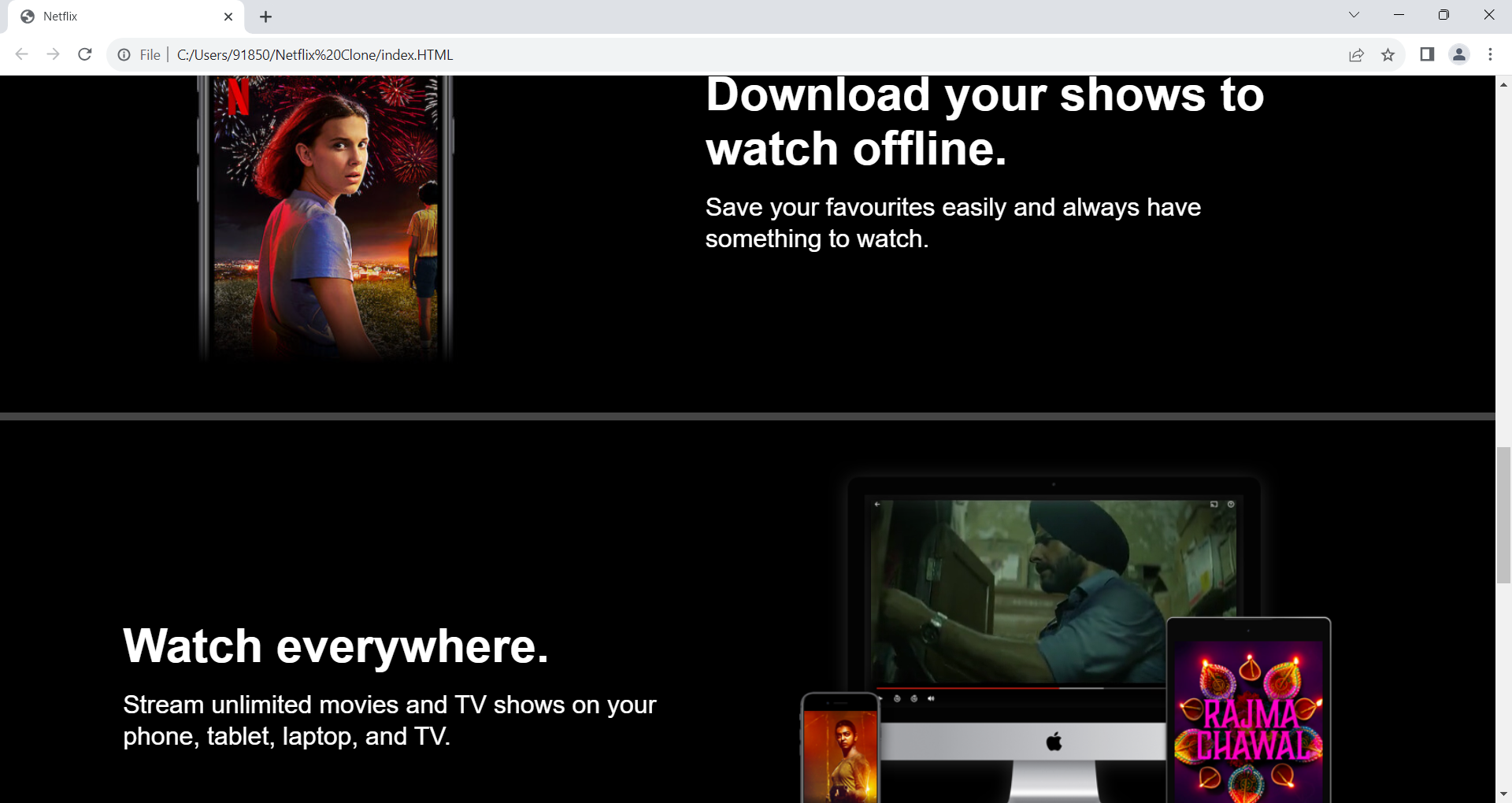 GitHub - AmitBisht08/NetflixClone