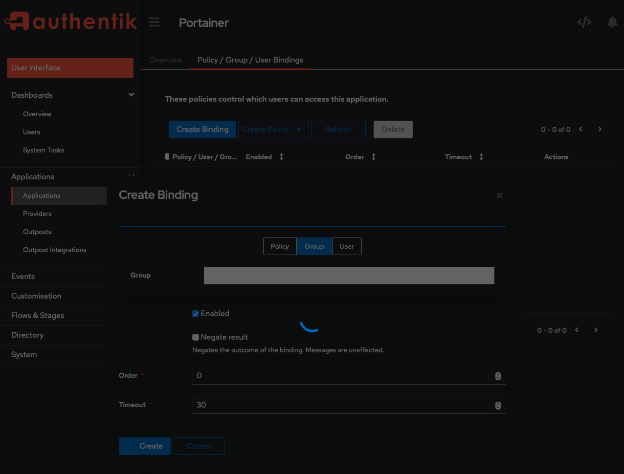 Cannot bind group to application · Issue #2509 · goauthentik/authentik ...