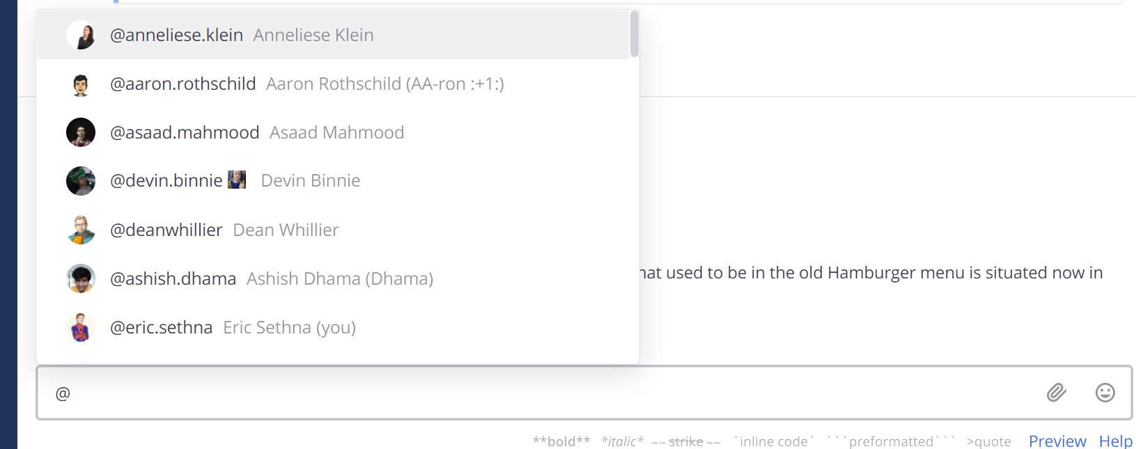 Add Online Status To User Autocomplete · Issue 15650 · Mattermostmattermost · Github 