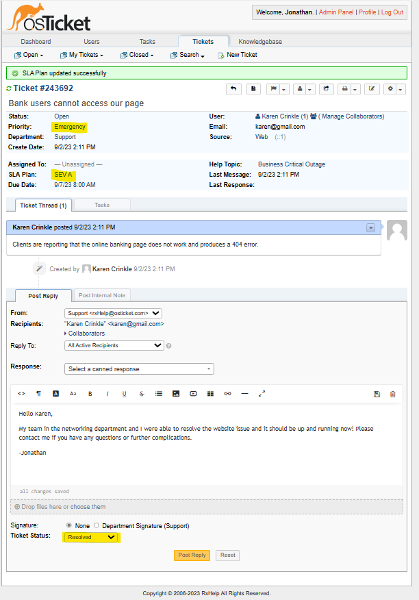 GitHub - nw4466tu/osticket-Ticket-Lifecycle-Examples