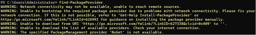 Unable to Download list of available providers. · Issue #69 · OneGet ...