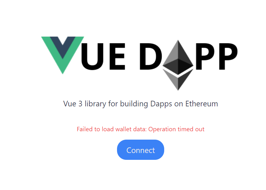 Walletconnect Has Anyone Had This Error Failed To Load Wallet Data Operation Timed Out