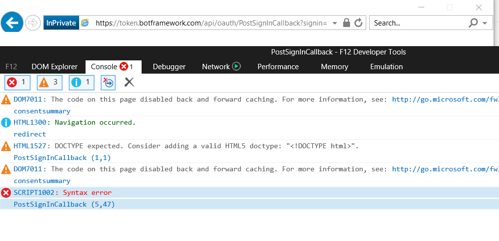 OAuthPrompt not sending signin/verifyState for IE11 · Issue #91 · microsoft/BotFramework ...
