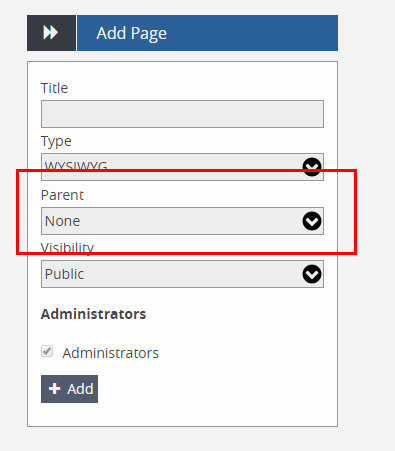 Parent Page selection not working · Issue #441 · WBCE/WBCE_CMS · GitHub