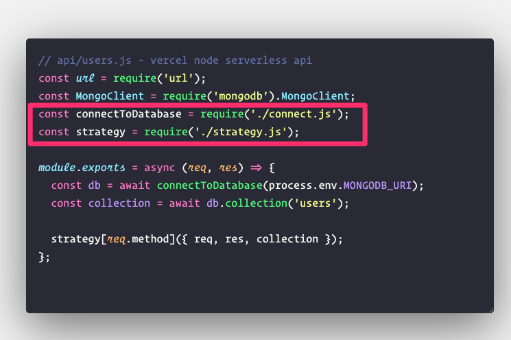Importing modules into a serverless node api · vercel vercel · Discussion #5893 · GitHub