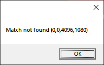 Dual Monitor Span issue : Match not found (0;0;5120;1440) · Issue ...