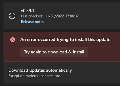 Unable to update from Settings window · Issue #19876 · microsoft/PowerToys · GitHub