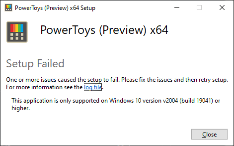Unable to update from Settings window · Issue #19876 · microsoft/PowerToys · GitHub