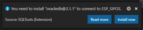 SQLTools is asking for oracledb once again · Issue #303 · mtxr/vscode-sqltools · GitHub