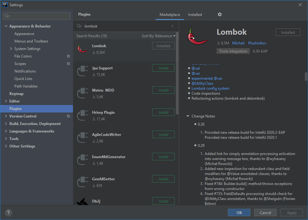 Missing plugin icon · Issue #828 · mplushnikov/lombok-intellij-plugin · GitHub
