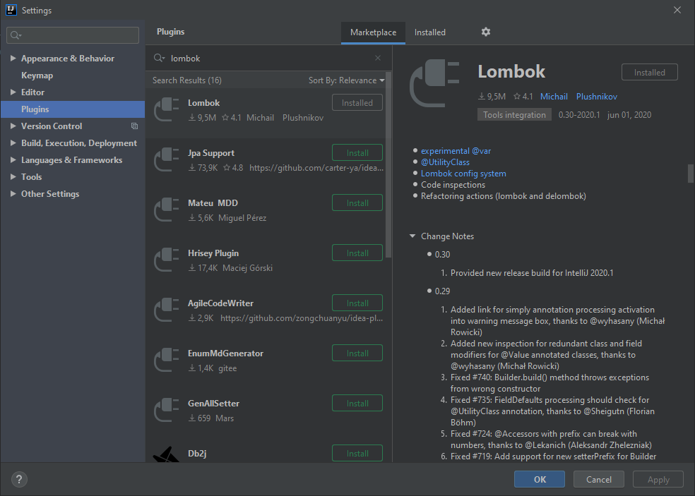 Missing Plugin Icon · Issue 828 · Mplushnikov Lombok Intellij Plugin · Github