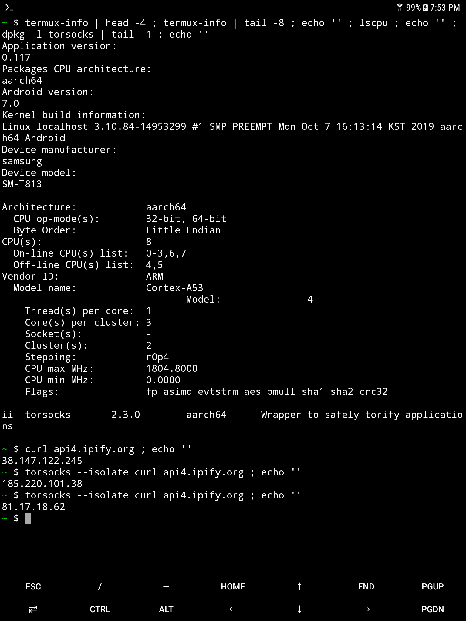 [Bug]: torsocks package on aarch64 is missing (bundled with tor package ...