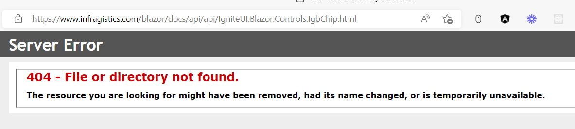 Api Some Links In Blazor Docs Are Not Working · Issue 437 · Igniteuiigniteui Xplat Docs · Github