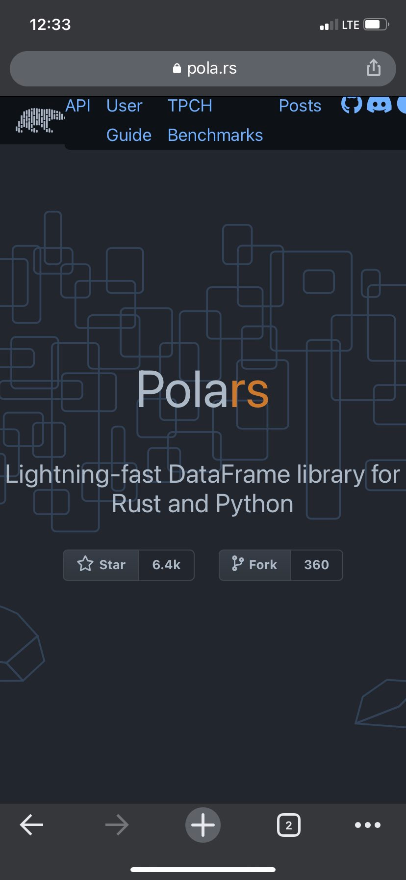 Nav isn't mobile friendly · Issue #57 · pola-rs/polars-web · GitHub
