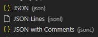 vscode-icons extension breaks icon for `jsonl` content type · Issue ...