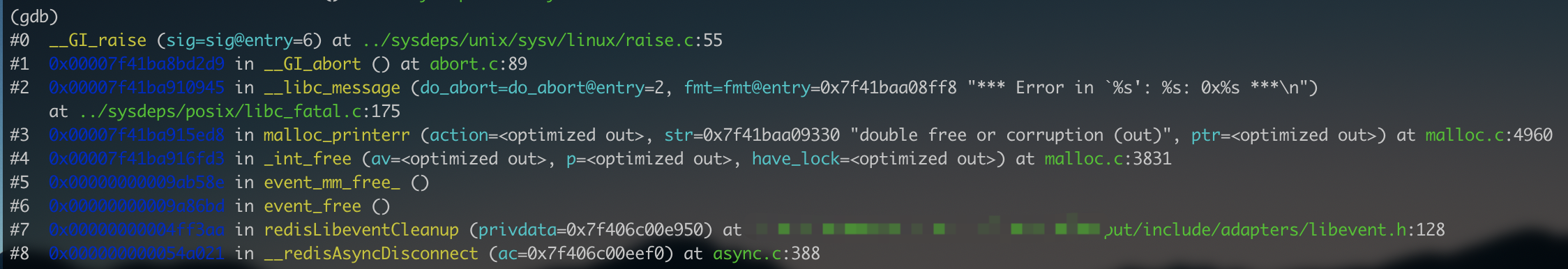 [coredump] Hiredis Coredump With Double Free When Call Redisasyncdisconnect · Issue 965