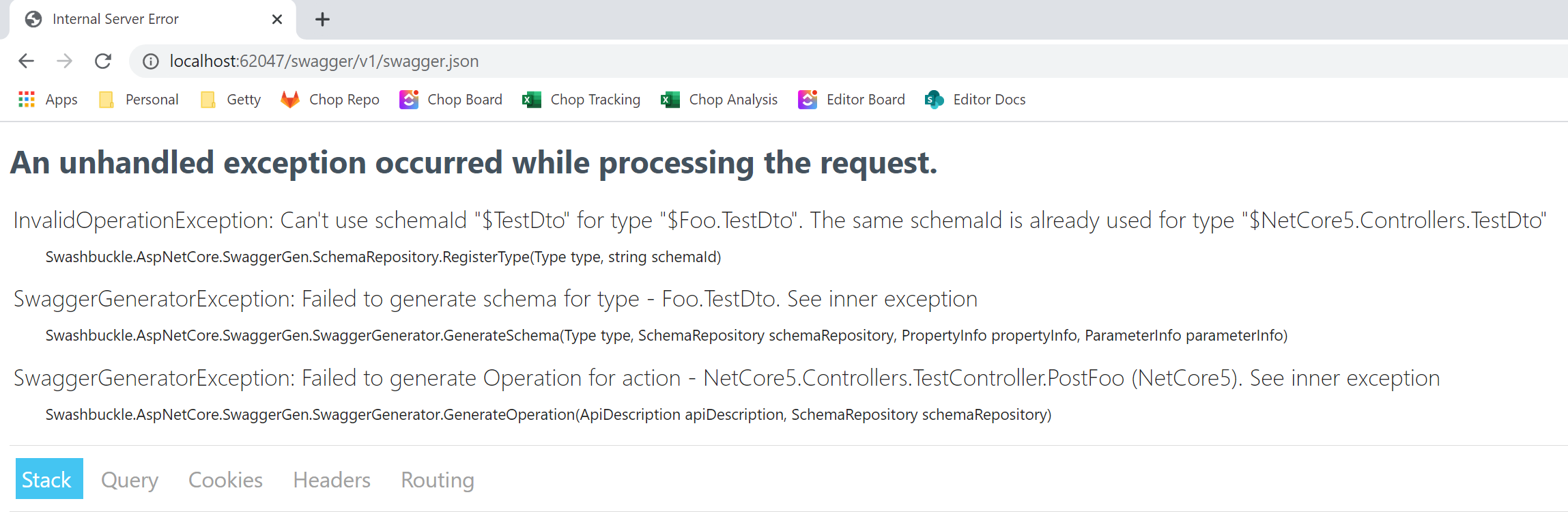 Swagger is unable to create swagger.json if multiple (nested) classes have same name. · Issue ...
