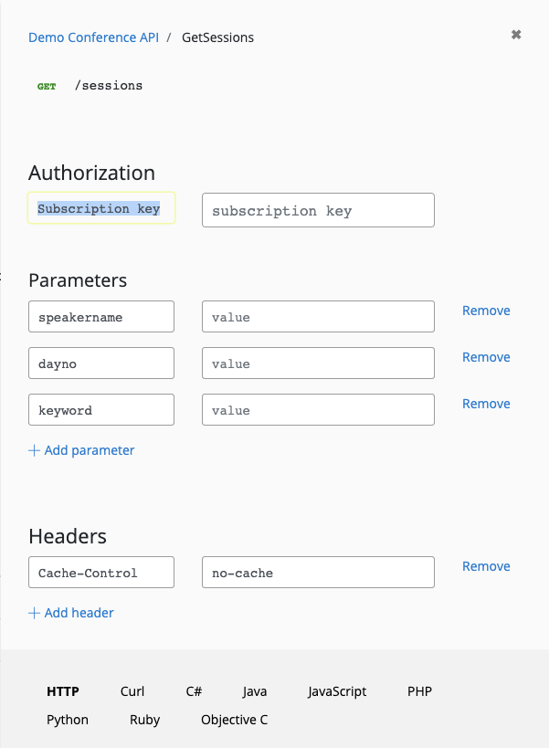Subscription Key not present in the "try-it" pane · Issue #332 · Azure ...