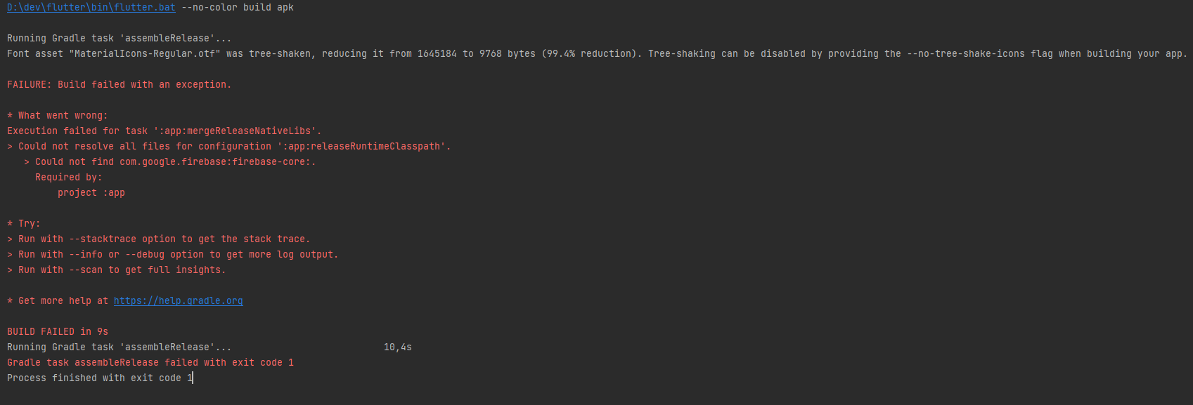FAILURE: Build failed with an exception. · Issue #324 · AhmedAbdoElhawary/flutter-clean ...