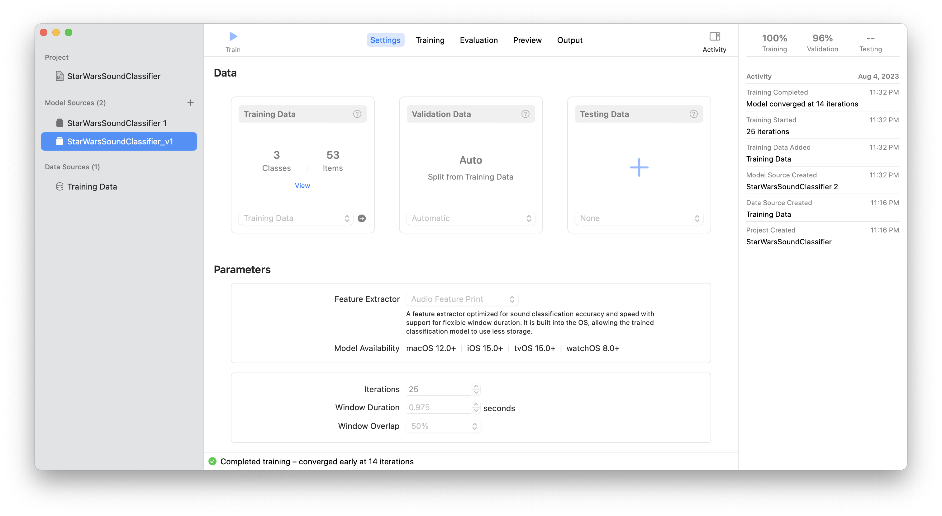 GitHub - derpoliuk/Star-Wars-Sound-Classifier: iOS project to learn Sound Classification using ...