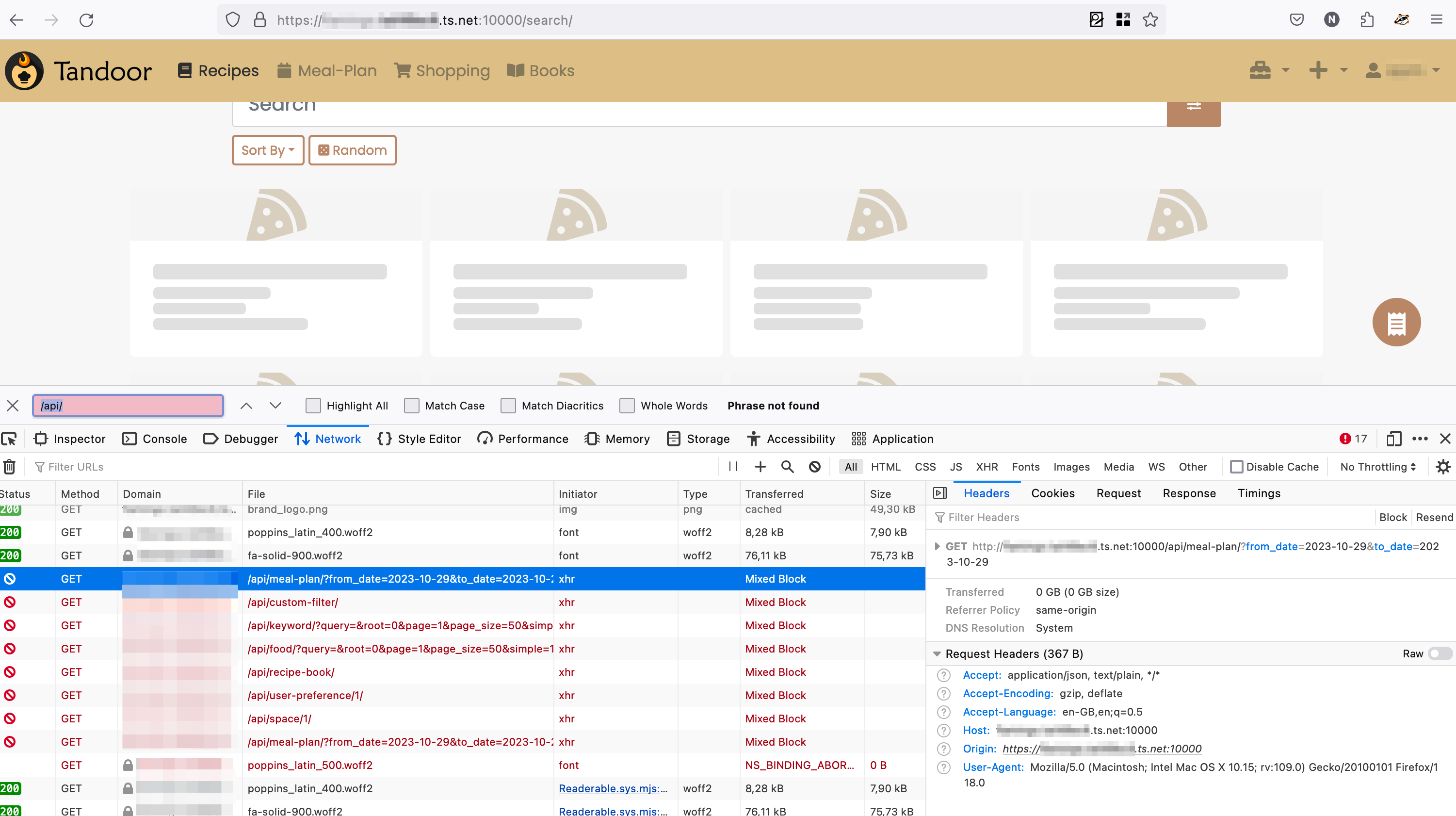 Wrong base URL of frontend API calls · Issue #2703 · TandoorRecipes/recipes · GitHub