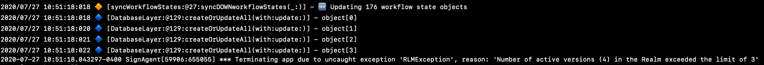 {ERROR} [PERSISTENCE] mmap() failed:Cannot allocate memory size: 25346048 offset: 67108864 ...