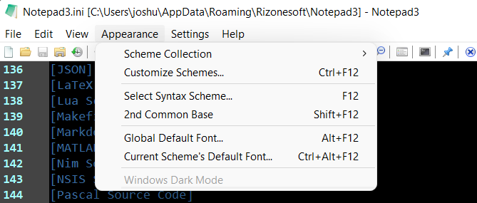 Dark Mode not working on Windows 11 · Issue #3473 · rizonesoft/Notepad3 · GitHub