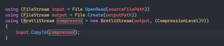 Standardize pattern for exposing advanced configuration for compression streams · Issue #42820 ...