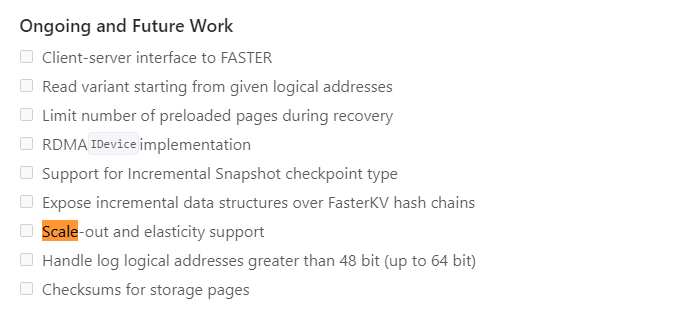 Can faster scale out? · Issue #344 · microsoft/FASTER · GitHub