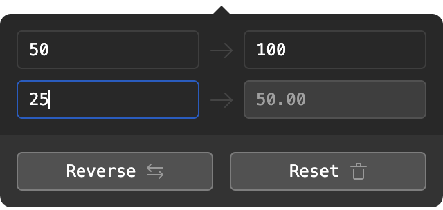 GitHub - fmaclen/rule-of-three: A tiny direct proportion calculator for ...