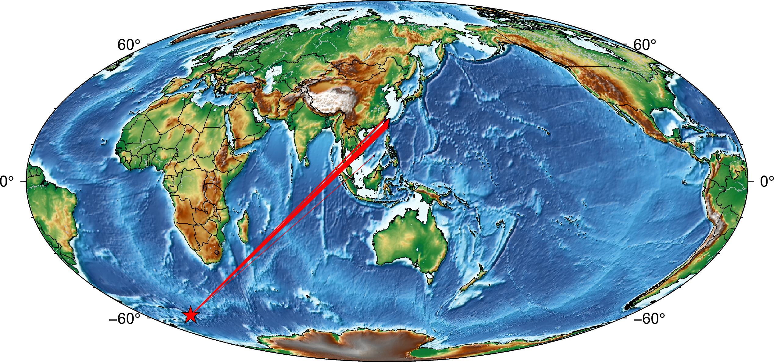 plot the seismic event station map using pygmt · GitHub