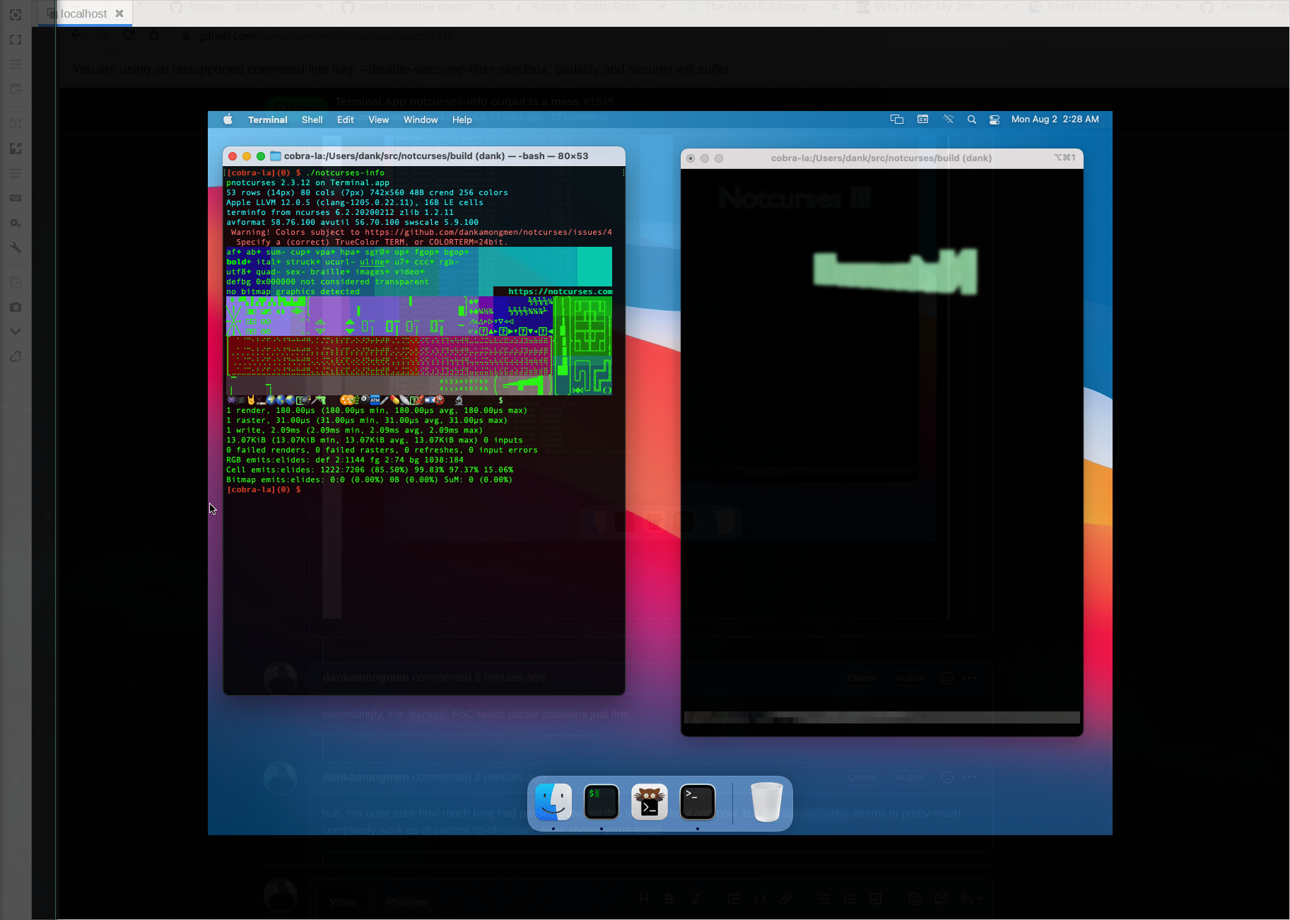 Terminal.App notcurses-info output is a mess · Issue #1945 ...