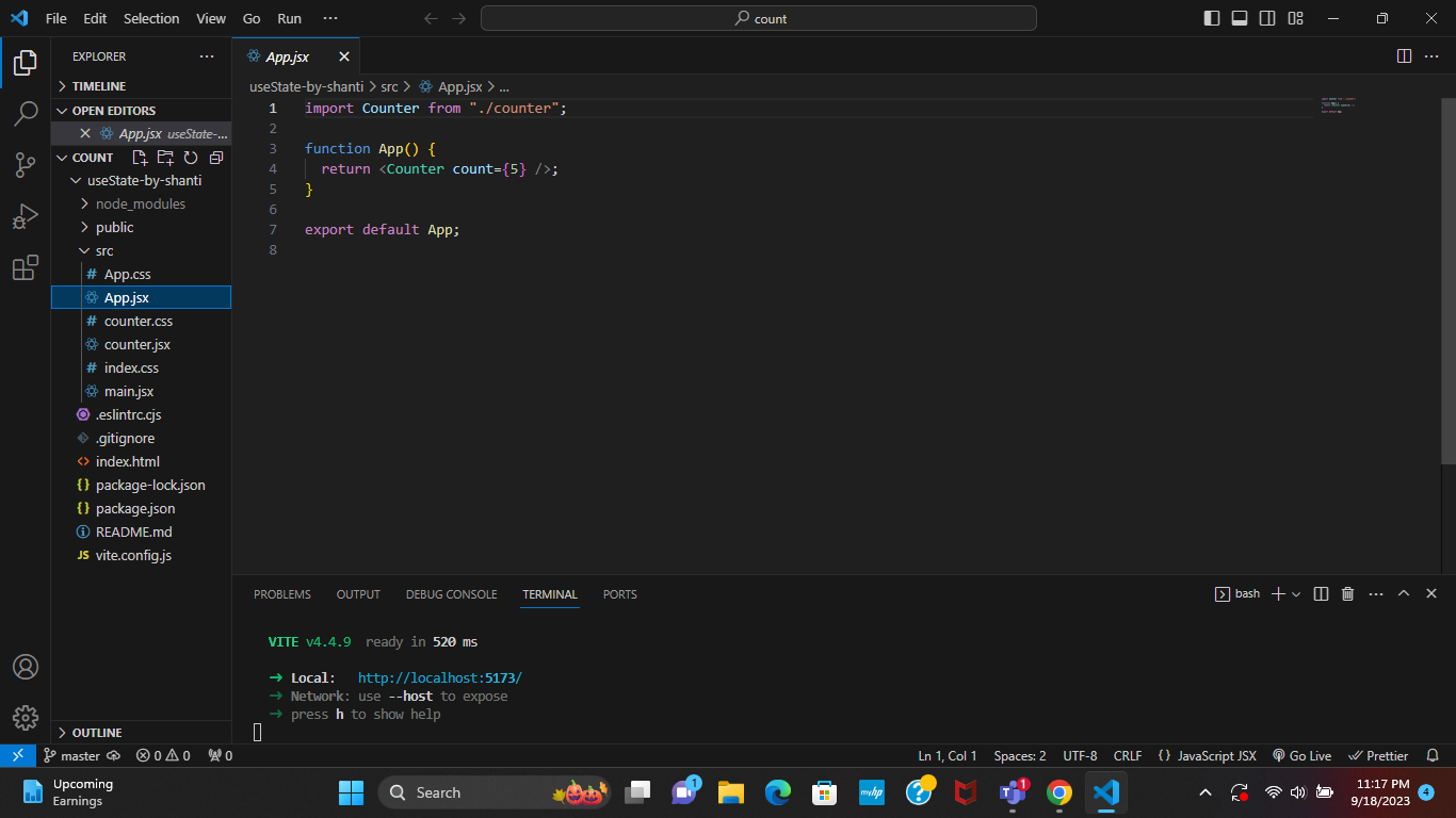 Task 12: UseState · Issue #13 · yogeshtakeo/BFD36_files · GitHub