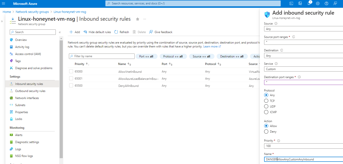 GitHub - Hank-Rutherford-Hill/How-To-Create-a-Basic-Honeynet-In-Azure