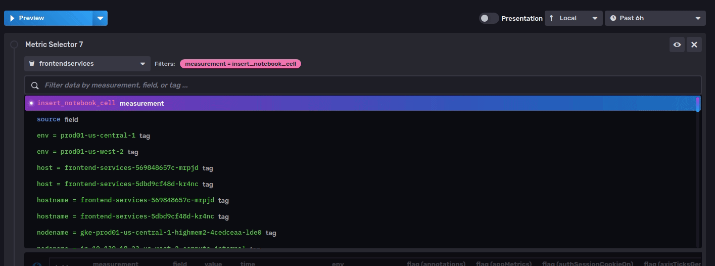 notebooks: unusable functionality · Issue #1414 · influxdata/ui · GitHub