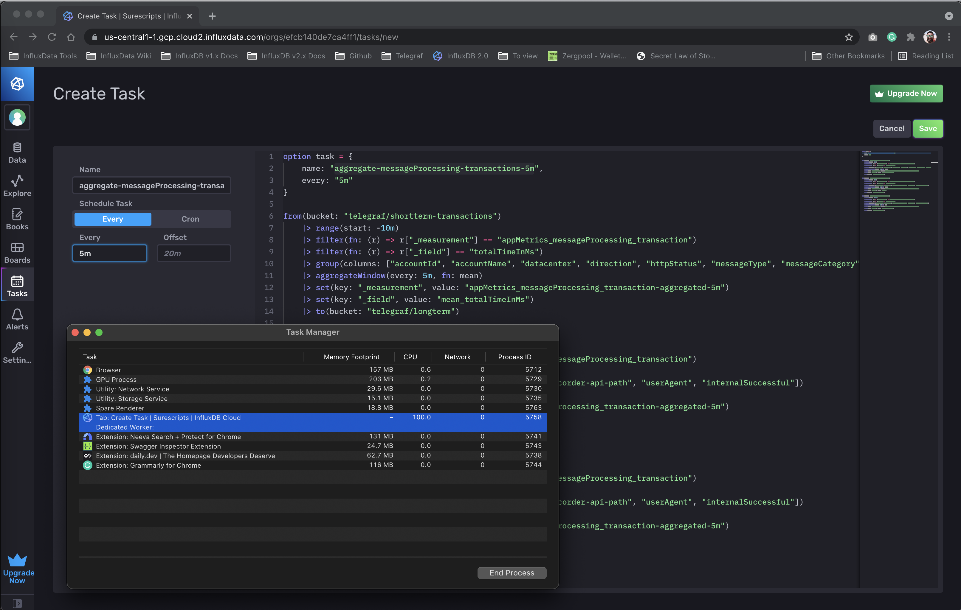 LSP: full cpu utilization with wrong space · Issue #4164 · influxdata/flux · GitHub