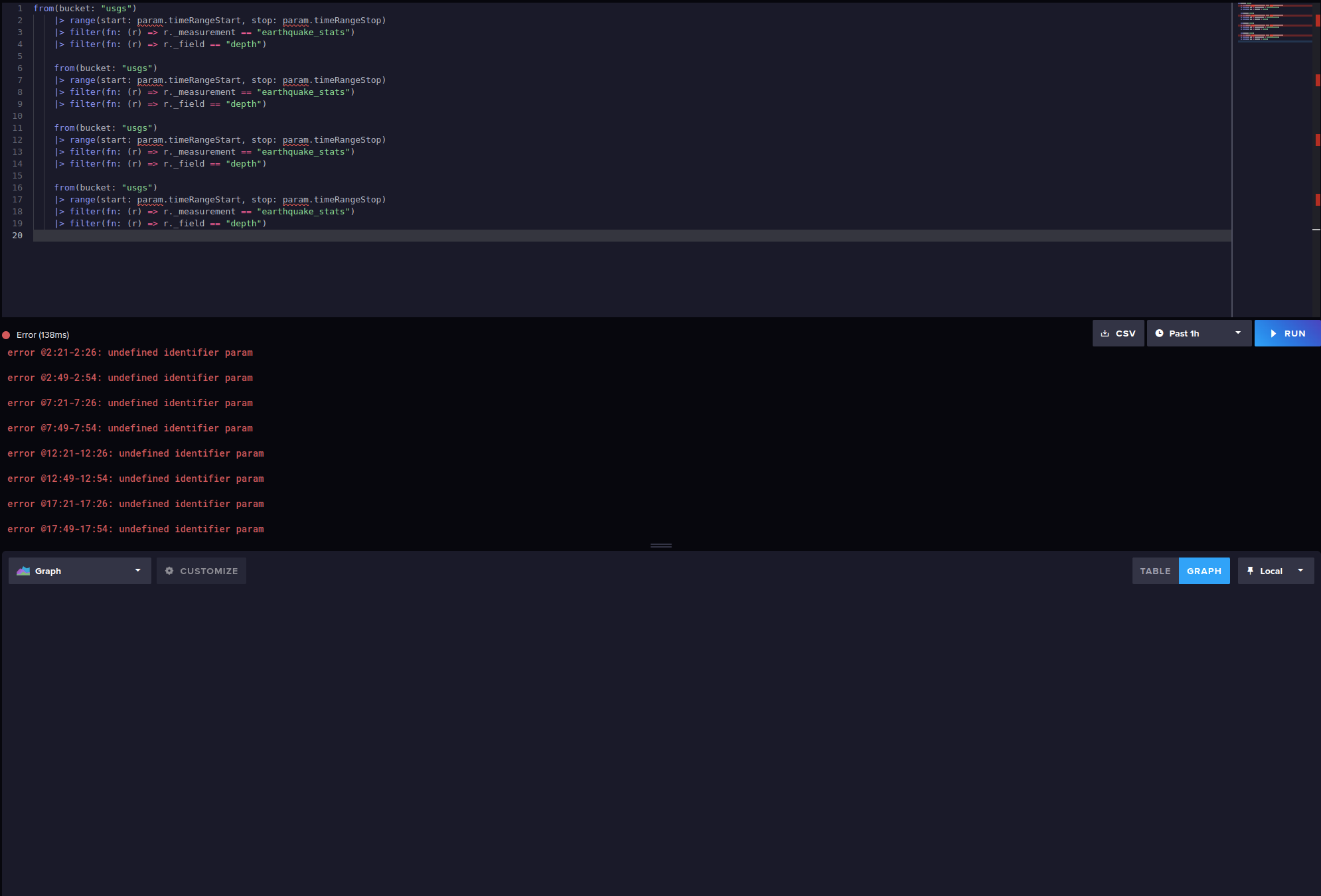 Error and help message display · Issue #5014 · influxdata/ui · GitHub