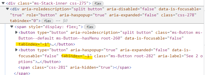 SplitButton has a11 issues · Issue #21904 · microsoft/fluentui · GitHub