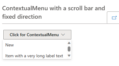 [Bug]: Contextual Menu scroll unusable in small height menus · Issue #28204 · microsoft/fluentui ...